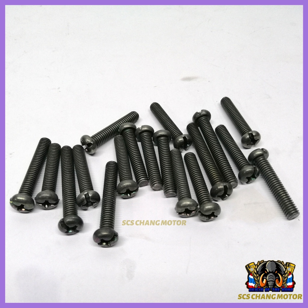 RXZ OLD ENJINE SKRU ENGINE COVER SCREW SET (18 PCS) | Shopee Malaysia