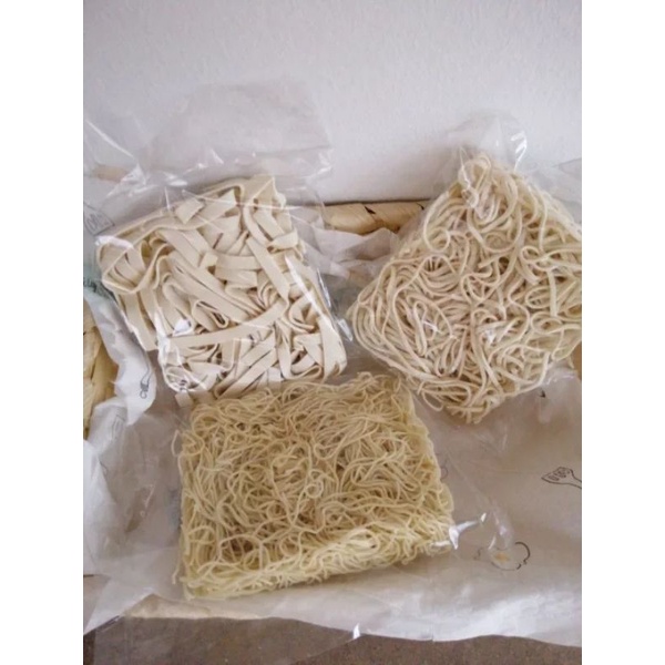 Plain noodle. Individual Pack. Broad,Thin Pan Mee and Mee Suah ...