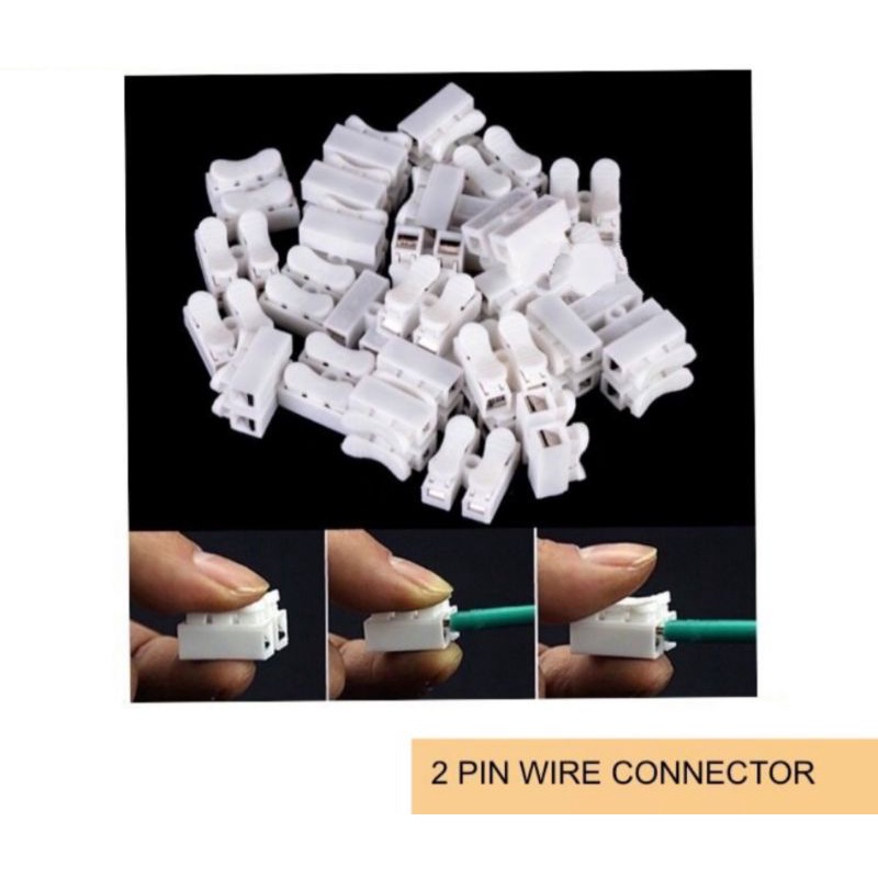 PVC Connector/2 pin wire connector | Shopee Malaysia