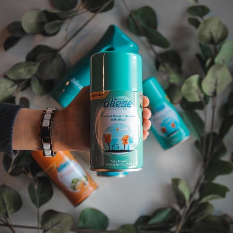 BLIESE AIR FRESHENER REFILL Anti Bacterial with ESSENTIAL OILS | Shopee ...