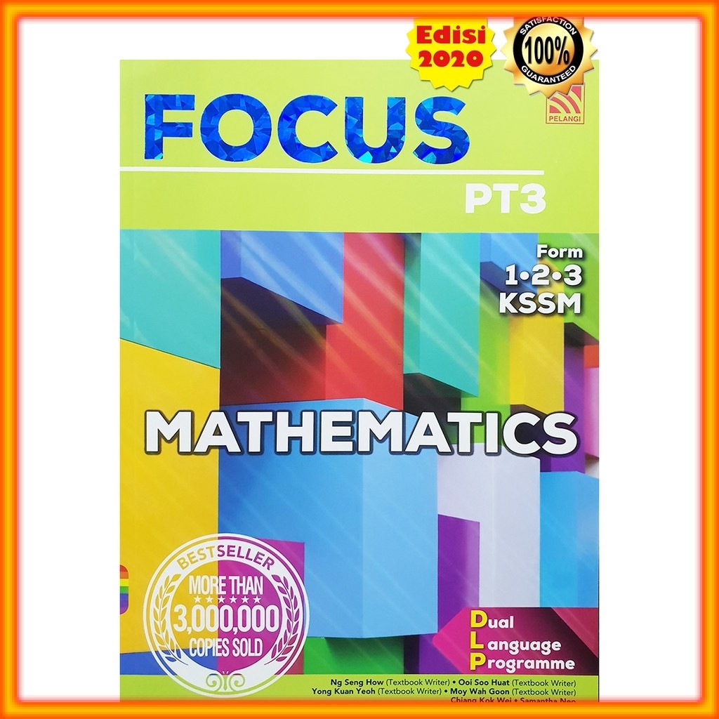 Buku Rujukan: Focus PT3 KSSM - Mathematics DLP | Shopee Malaysia