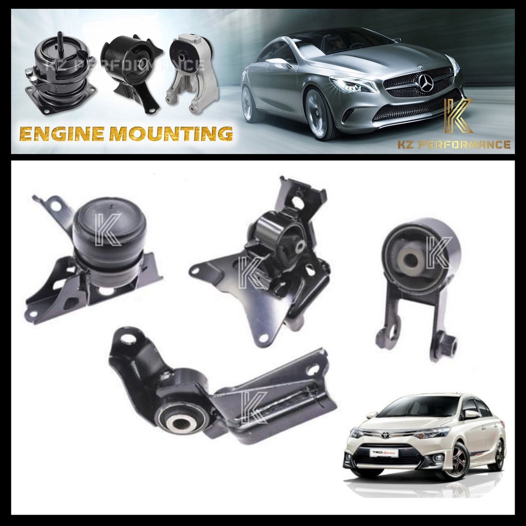 TOYOTA VIOS NCP150 1.5 1NZFE AUTO 2013-2019 / ENGINE MOUNTING SET ...