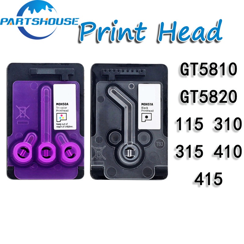 HP Print Head 115 310 315 410 415 GT5810 GT5820 Printer BLACK TRI-COLOR Cartridge Printhead ...