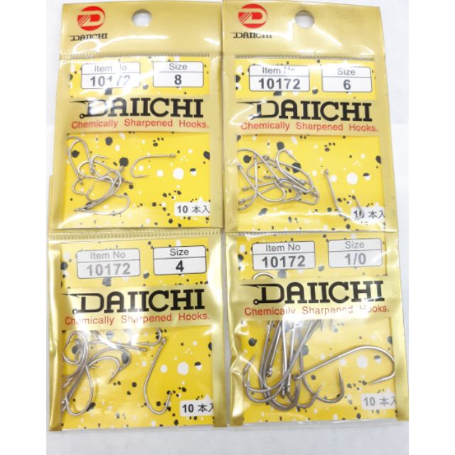 DAICHI CHEMICALLY SHARPENED HOOKS JAPAN | Shopee Malaysia