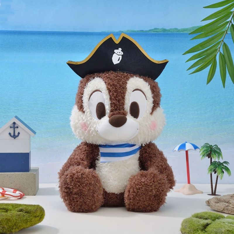 original Disney chipmunk Chip & Dale Mega Jumbo Pirates Plush Red ...