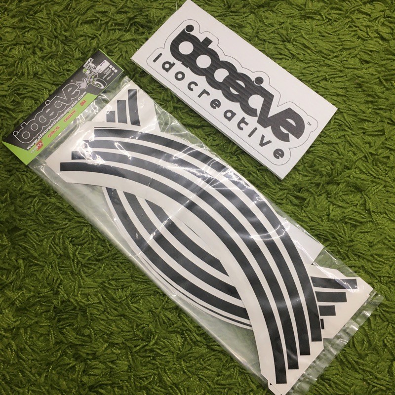 RIM STICKER SIDE LINING STRIPE / rim sticker hitam | Shopee Malaysia