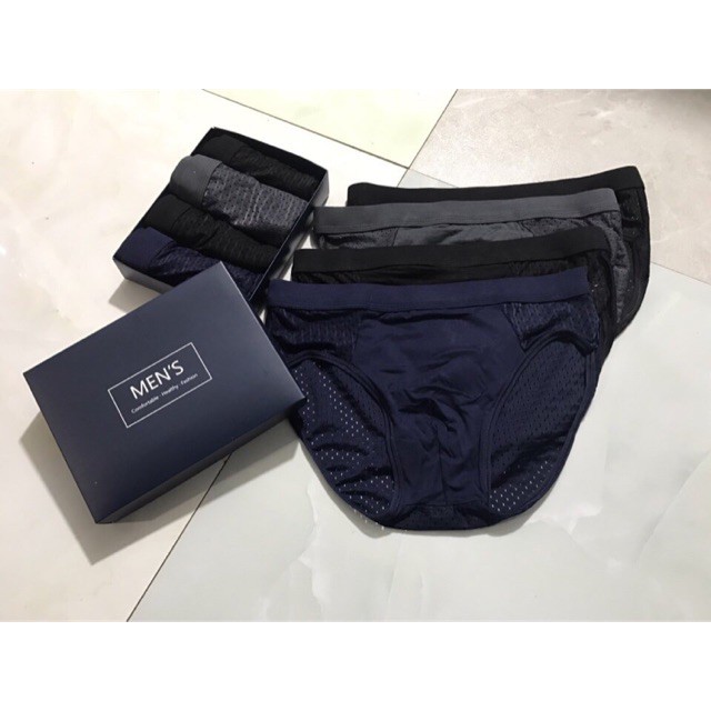 1 Pair Of 303 Ventilated Triangle Enamel Briefs Export - 1q Ventilated ...