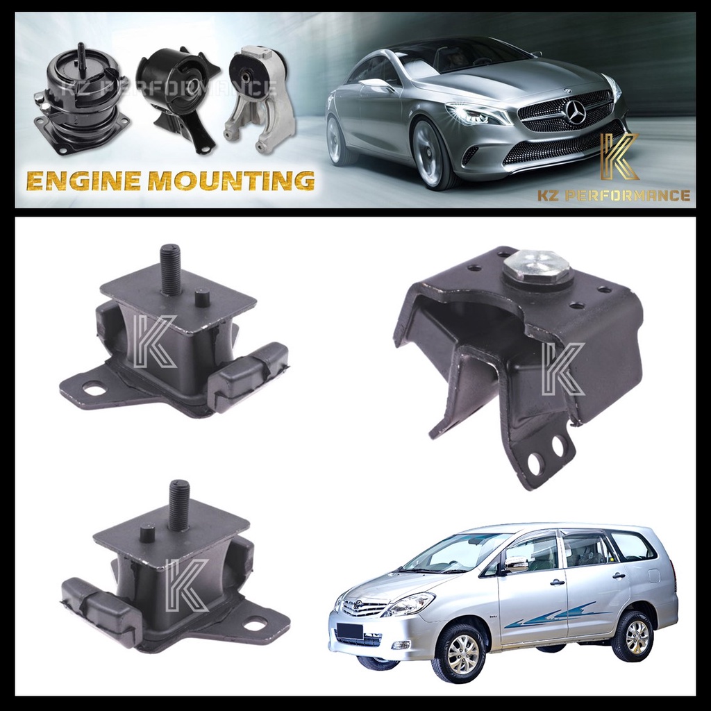 TOYOTA INNOVA TGN40 2.0 L AUTO 2004-2015 / ENGINE MOUNTING SET | Shopee ...