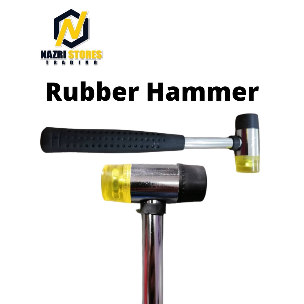 Rubber Hammer - Tukul Besi Getah - Ringan - 25mm Rubber Hammer Double ...