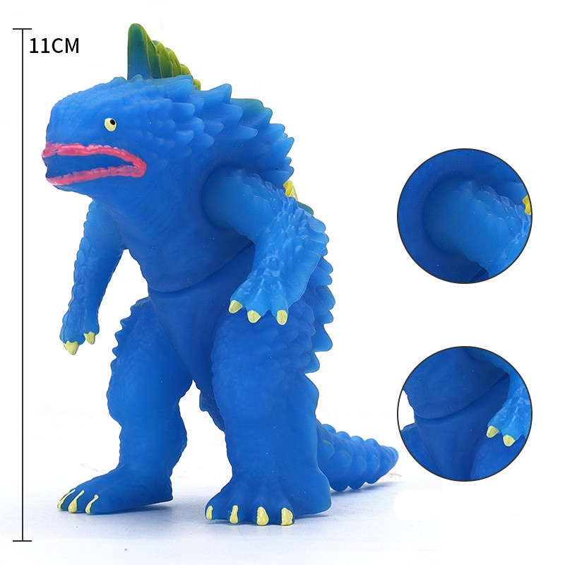 BANDAI Ultraman Monster Action Figures Soft Plastic Godzilla Pigmon ...