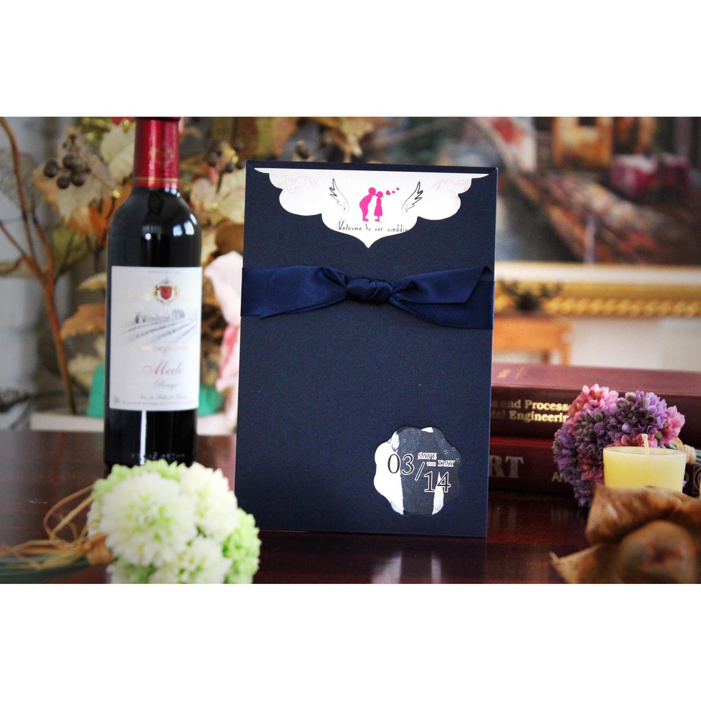 DC [White ‧ Snail Hand-Made Wedding Card Design] ※ Exquisite Imported ...