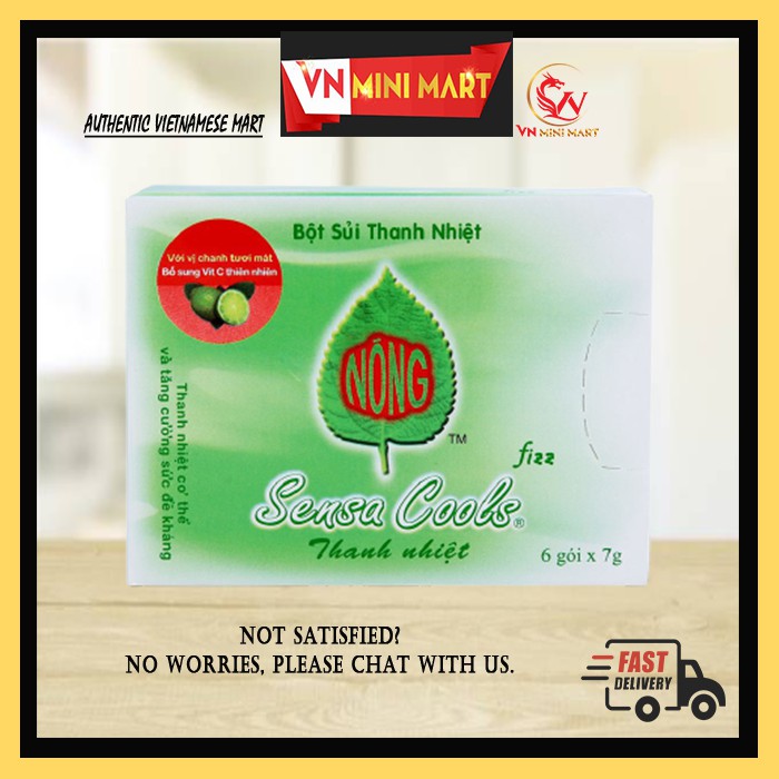 [TOP 1 SHOPEE] Sensa Cools heat effervescent powder (6 packs/1box)- Bột ...