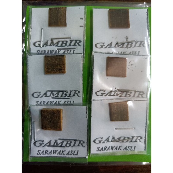 Gambir Sarawak Keping Asli(Gred A)6keping | Shopee Malaysia