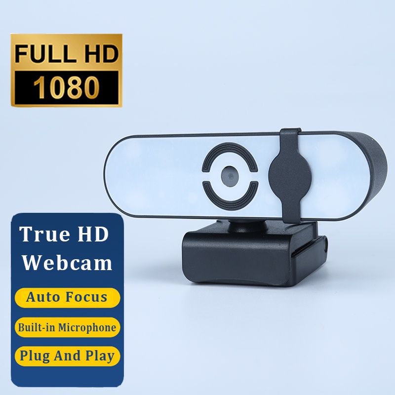FULL HD 1080p Pro Webcam Autofocus 360 Degree Adjustable USB 2.0 Web ...