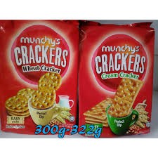 Munchy's Cream Cracker Easy Pack-Biskut Krim Segera (322g) | Shopee ...