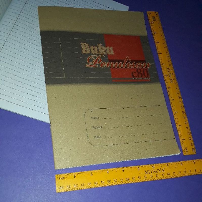 Buku Penulisan 76 ms Kraf cover | Shopee Malaysia