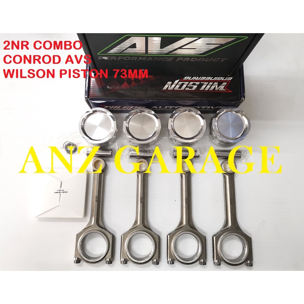 2NR COMBO SET CONROD AVS WILSON PISTON 73MM (TOYOTA PERODUA) MYVI G3 ...