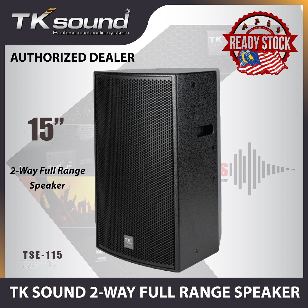TK Sound 15 inches 2-Way Professional Full Range Speaker 500W RMS Model ...