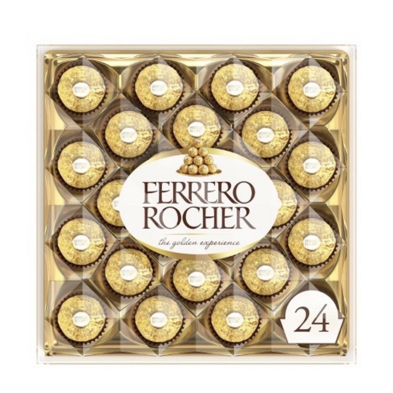 Ferrero Rocher Roasted Hazelnut Chocolate 16 pcs (16 biji) 24 pcs(24 ...
