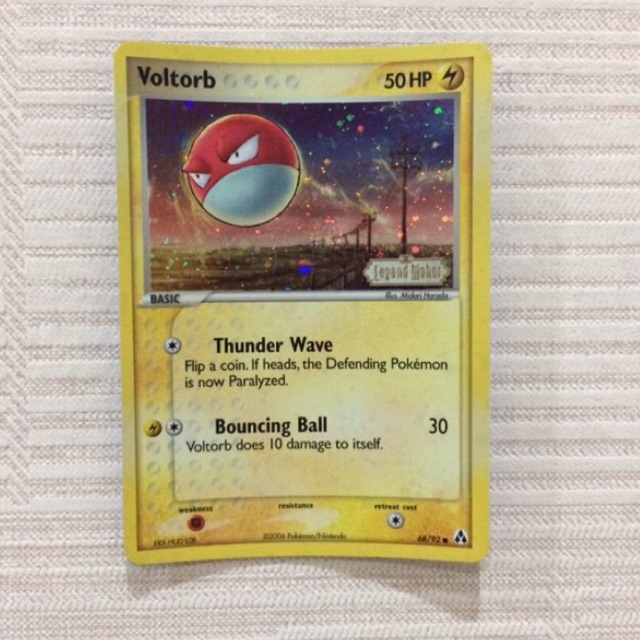 Pokemon Trading Card - Voltorb Holo Version | Shopee Malaysia