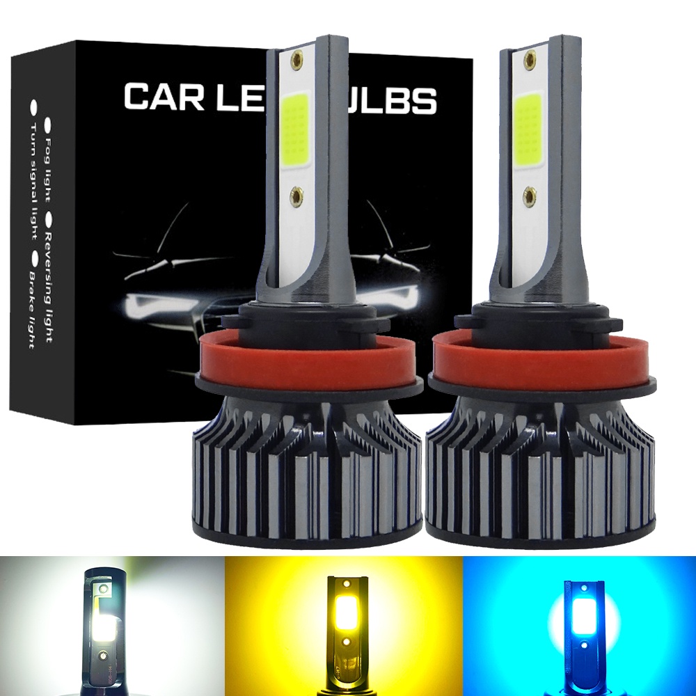 2X H4 Led Headlight LED Bulb for Car Fog Light Bulb H1 H3 H7 LED H11 ...