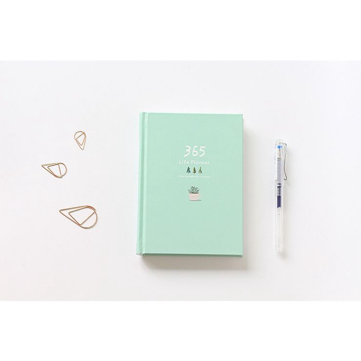 Ins Minimalist 365 Days Planner Notebook 2025 Cute Girl Journal Diary ...