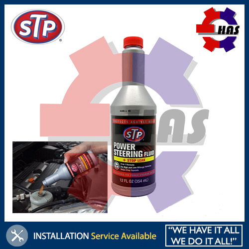 STP Power Steering Fluid+Stop Leak (354mL) | Shopee Malaysia