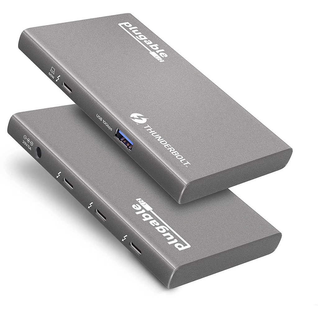 Plugable USB4 and Thunderbolt 4 5-in-1 Hub (60W PD Charging, Single 8K ...