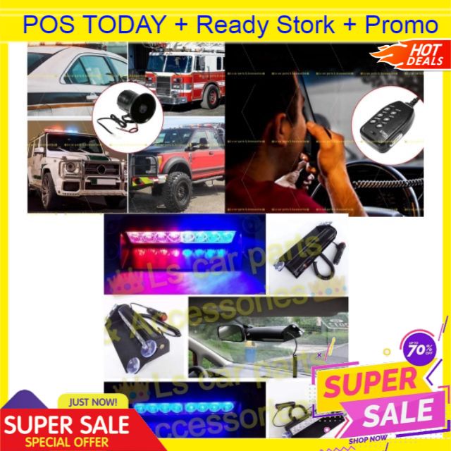 buzzer 6 Tone sound doki toki mic talking ambulance fireman speaker ...