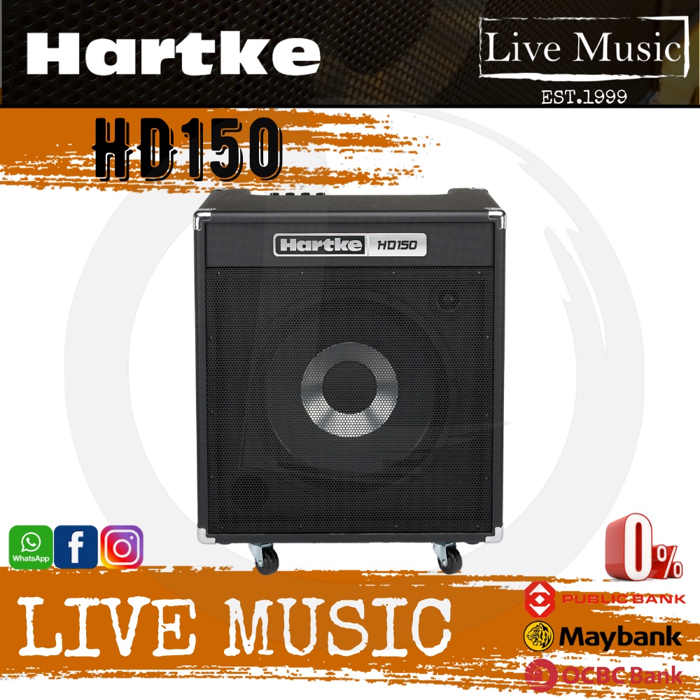 Hartke HD150 - 150 Watt Bass Combo Amplifier (HD-150) | Shopee Malaysia