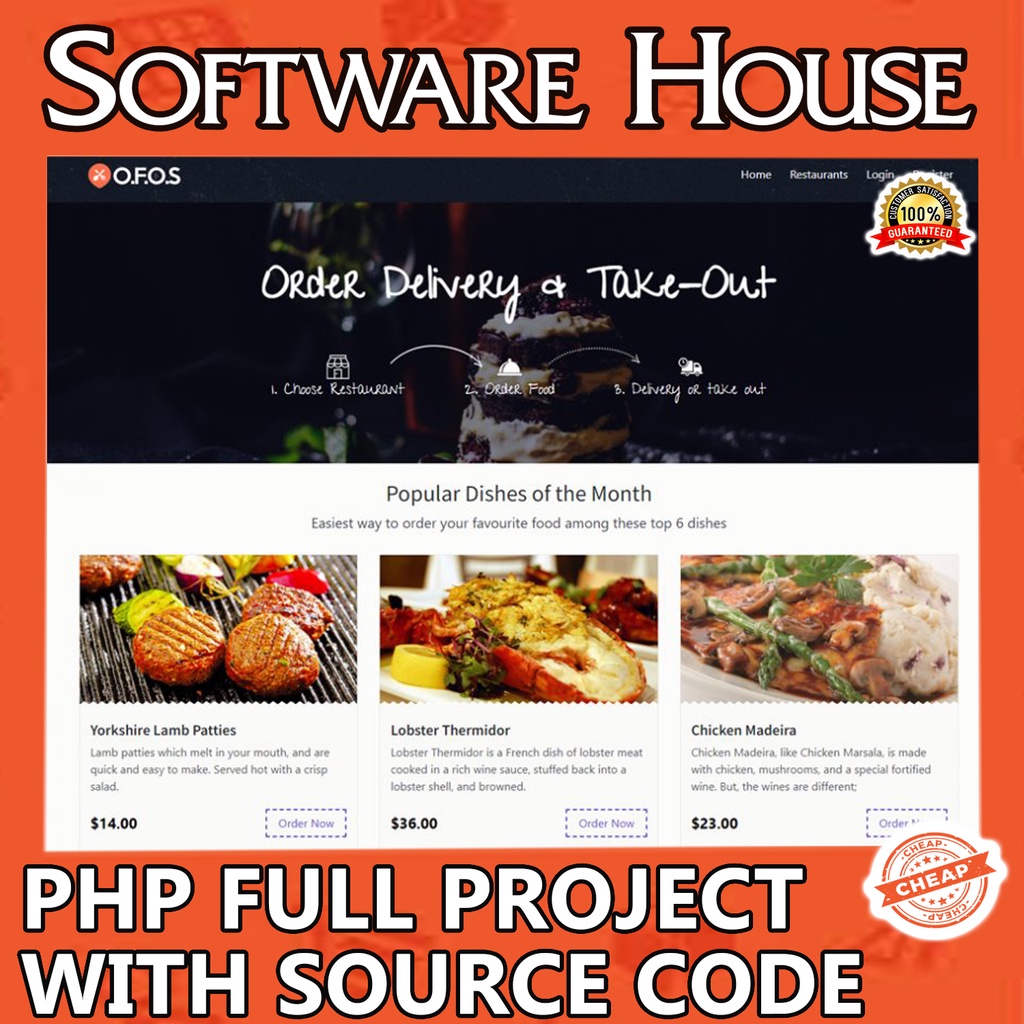 Online Food Ordering System V2 Full PHP Project with Source Code | Shopee Malaysia