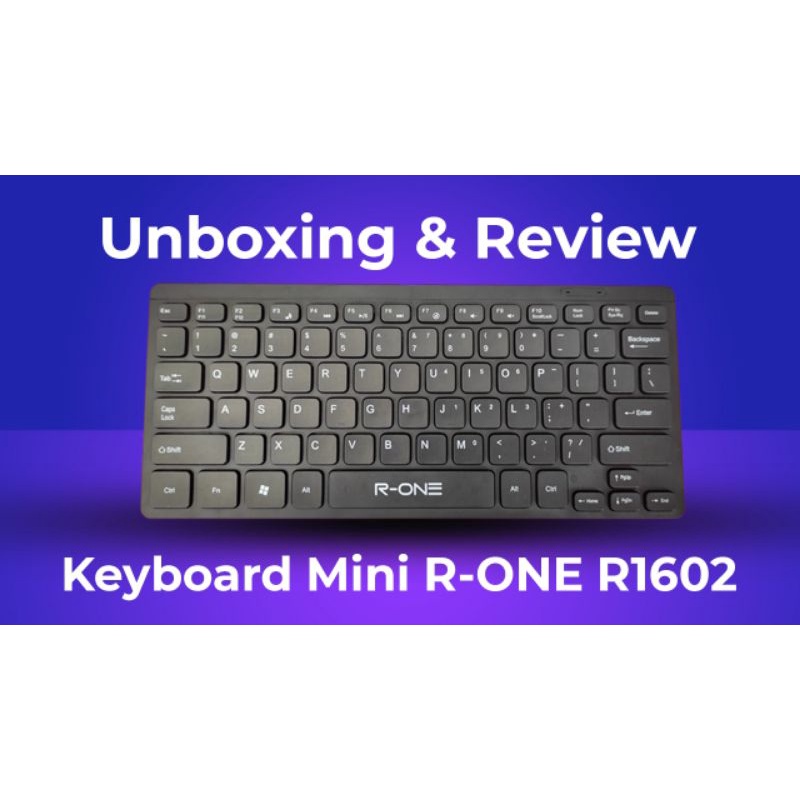 Mini Keyboard R-one R1602 USB Slim Keyboard / Wired Mini Keyboard ...