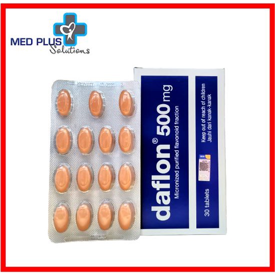 Daflon 500mg 30 tablets (Exp:11/2026) | Shopee Malaysia