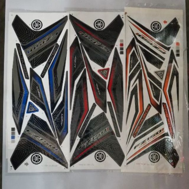 YAMAHA FZ150I/FZ150 (4) BODY STICKER | Shopee Malaysia