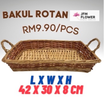 (RM9.90/pcs) Bakul Hadiah Hamper Buah-Buahan/Raga rottan/Rattan fruit ...