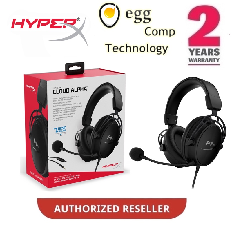 HYPER X CLOUD ALPHA BLACKOUT GAMING HEADSET HX-HSCA-BK/WW | Shopee Malaysia