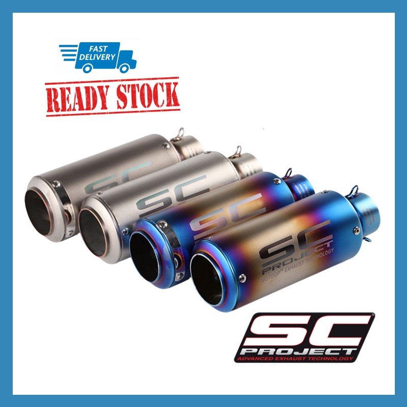 SC PROJECT 51MM 60MM Muffler Motorcycle Exhaust Motorcycle Accessories ...