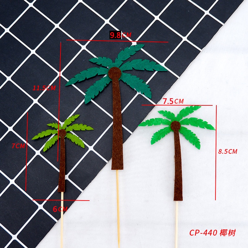 Woodland Green Trees Cake Topper Handmade Woodland Theme Felt tree Cake ...