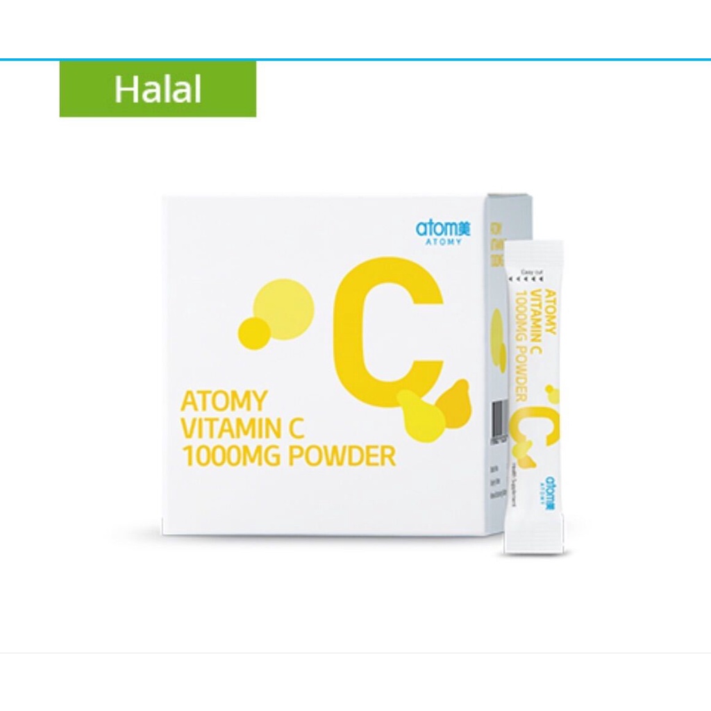 Atomy MY color food Vitamin C 1000mg Powder (2g x 90 sticks) 艾多美彩色维生素C ...