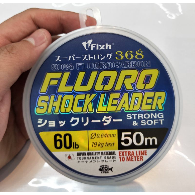 I-Fixh - Fluoro Shock Leader (368 - 80% fluorocarbon) | Shopee Malaysia
