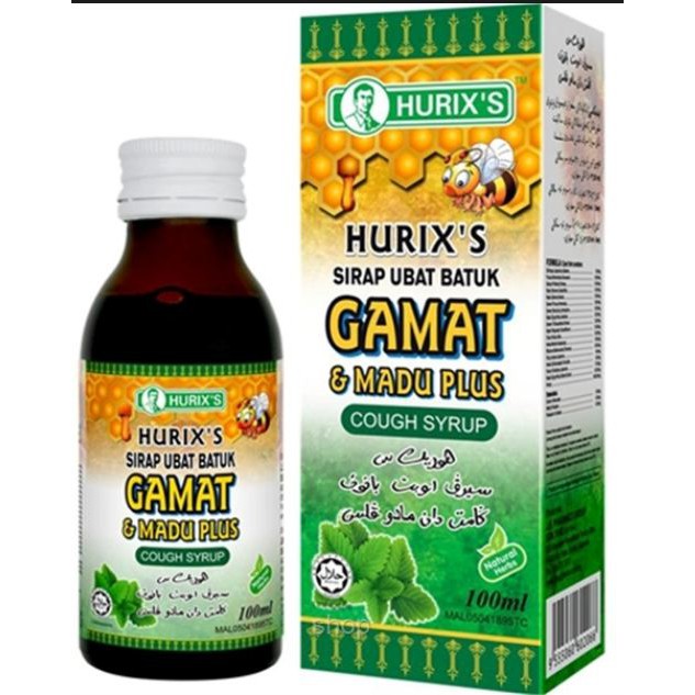 Hurix's Sirap Ubat Batuk Gamat & Madu Plus (60ML / 100ML) | Shopee Malaysia