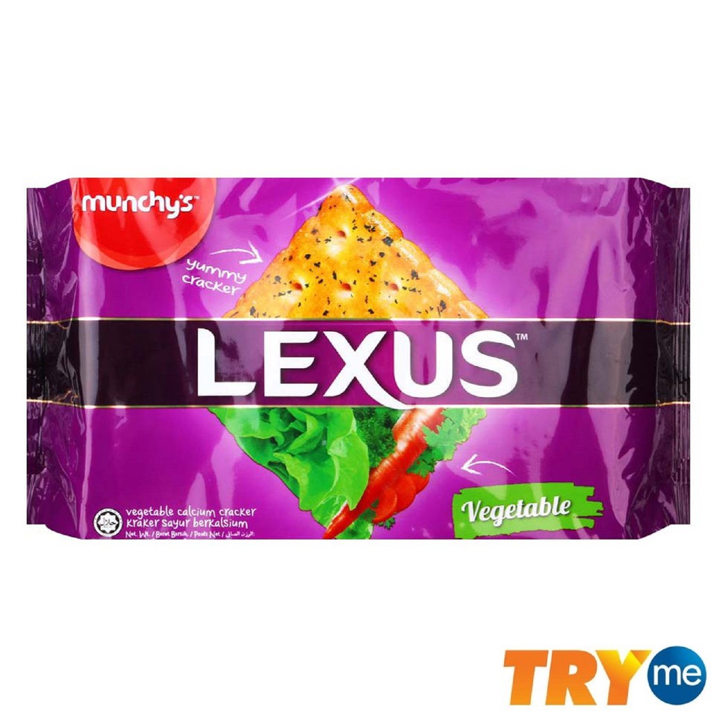 Munchy's Lexus Vegetable Calcium Cracker (10 Sachets) - 200g | Shopee ...