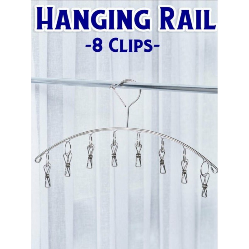 💥READY STOCK💥Multiple Hanger - Hanging Rail / Hanger with Clip | Shopee ...