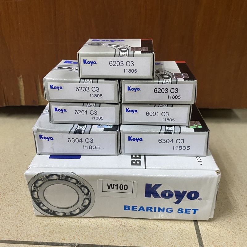 ENGINE BEARING KOYO JAPAN FULL SET C3 Wave100-Dream/Lc135/Y125Z/Ex5 Hi ...