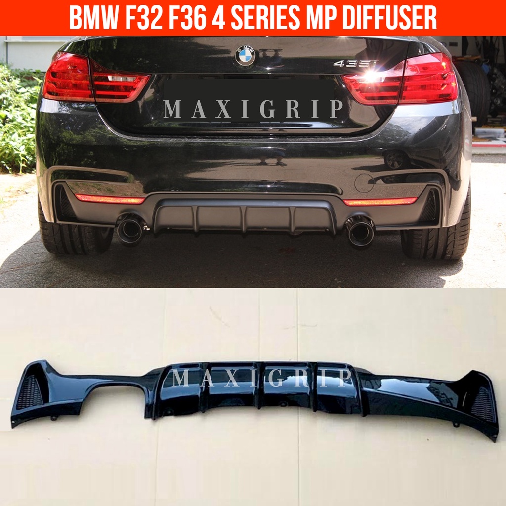 BMW 4 series F32 F36 M sport diffuser lip F32 F36 rear diffuser carbon ...