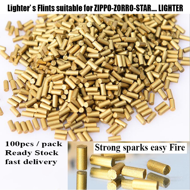 READY STOCK ! FLINT STONE, BATU API ! 25-50-100-200 PCS FLINTS ...