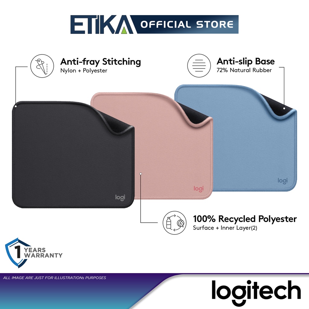 Logitech Mouse Pad Studio Series | Comfortable Soft Mouse Pad for ...