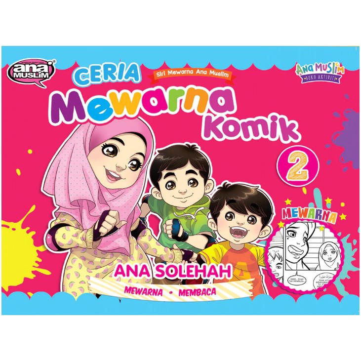 Ceria Mewarna 2 - Ana Muslim Colouring Book | Shopee Malaysia