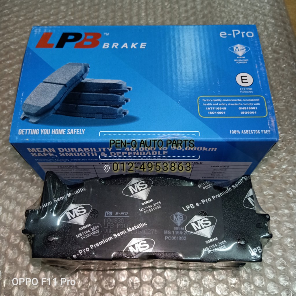 TOYOTA CAMRY ACV40,ACV50 FRONT BRAKE DISC LPB | Shopee Malaysia