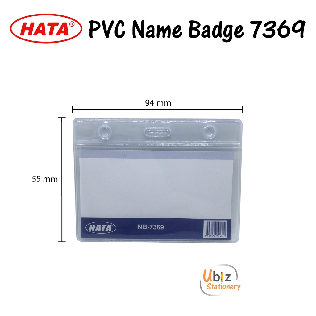 PVC NAME TAG / NAME BADGE / ID TAG / TRANSPARENT ID NAME TAG | Shopee ...